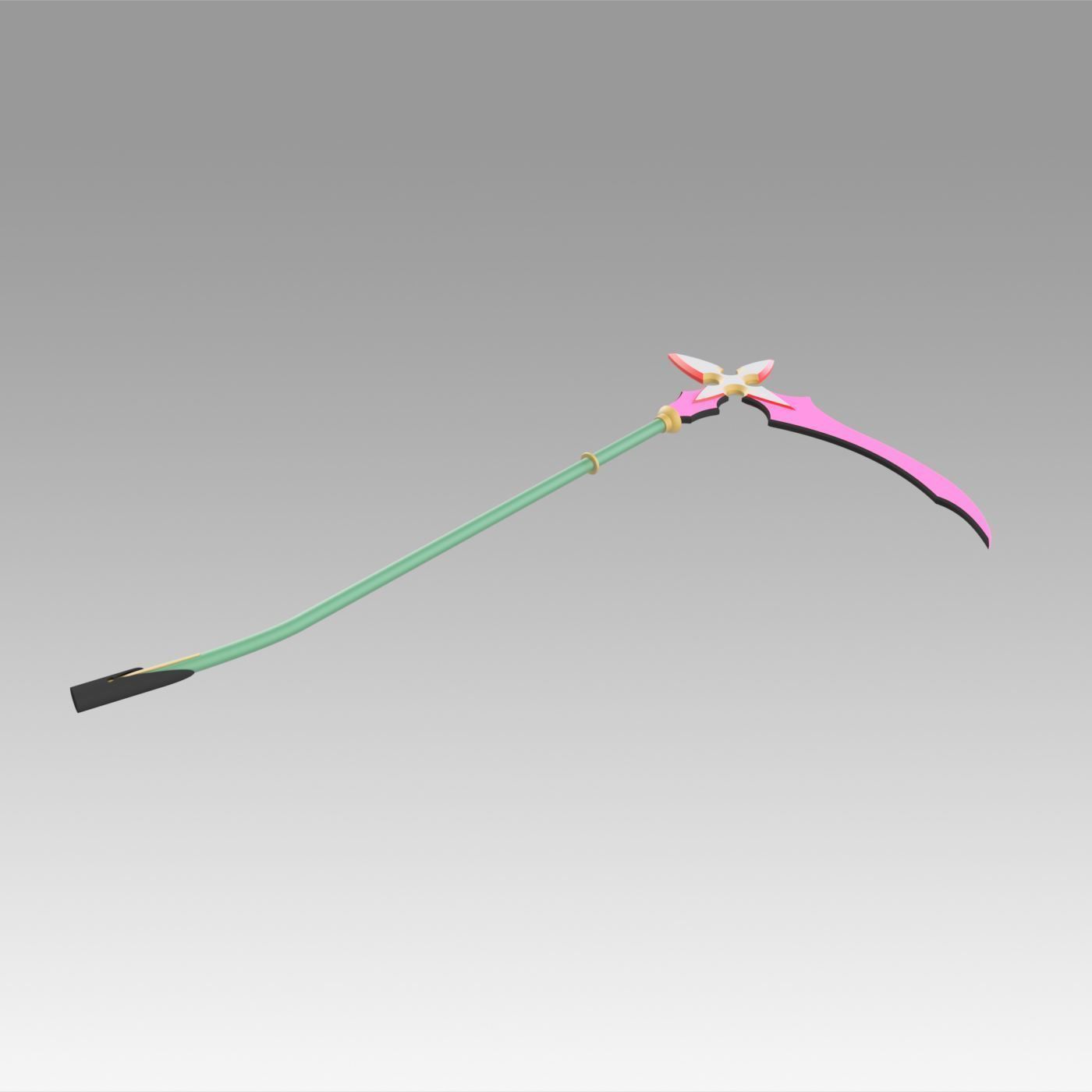 Kingdom Hearts 2 Organization Graceful Assassin Sickle Weapon 3D model ...