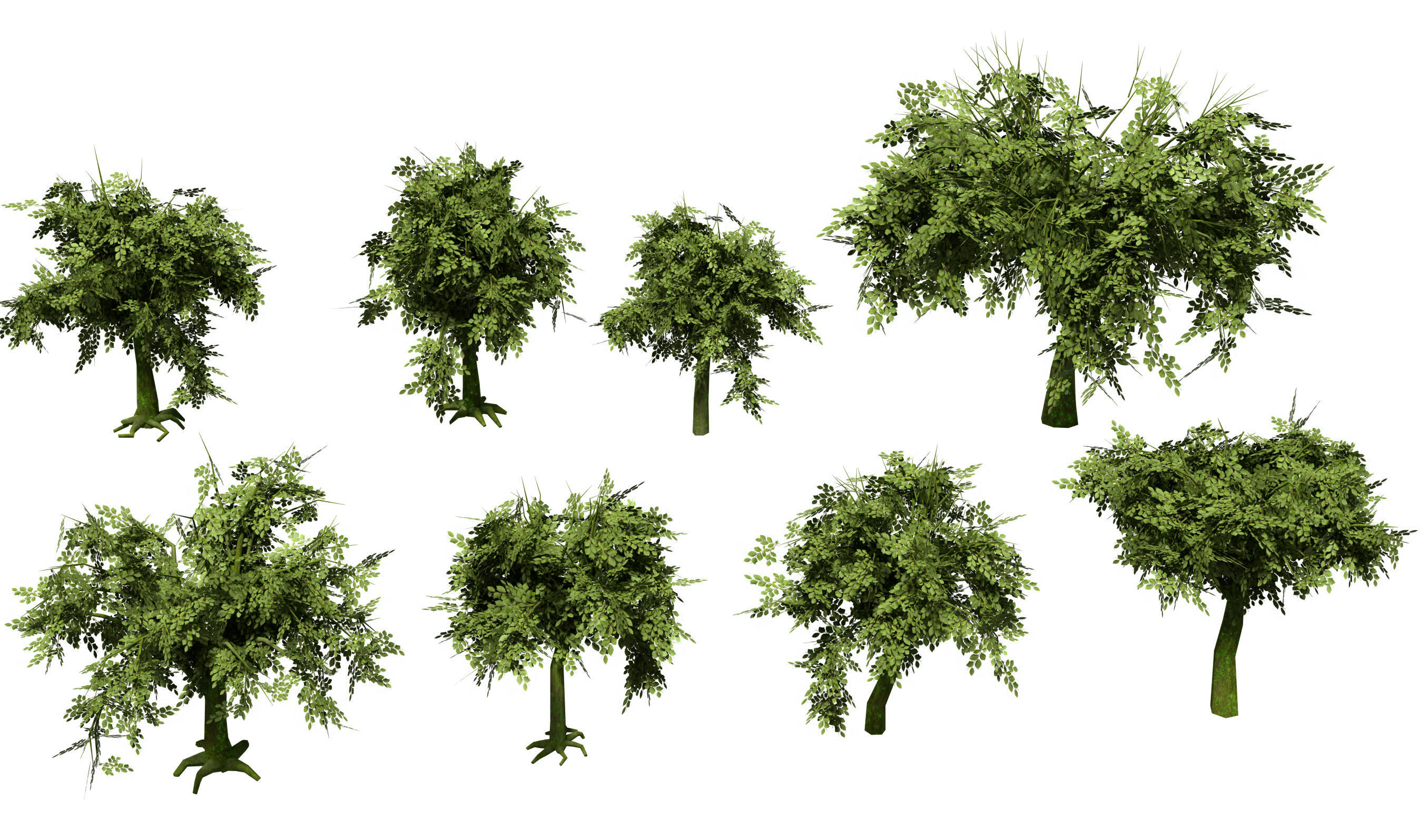 3D model Tree Low Poly -Fantary VR / AR / low-poly | CGTrader