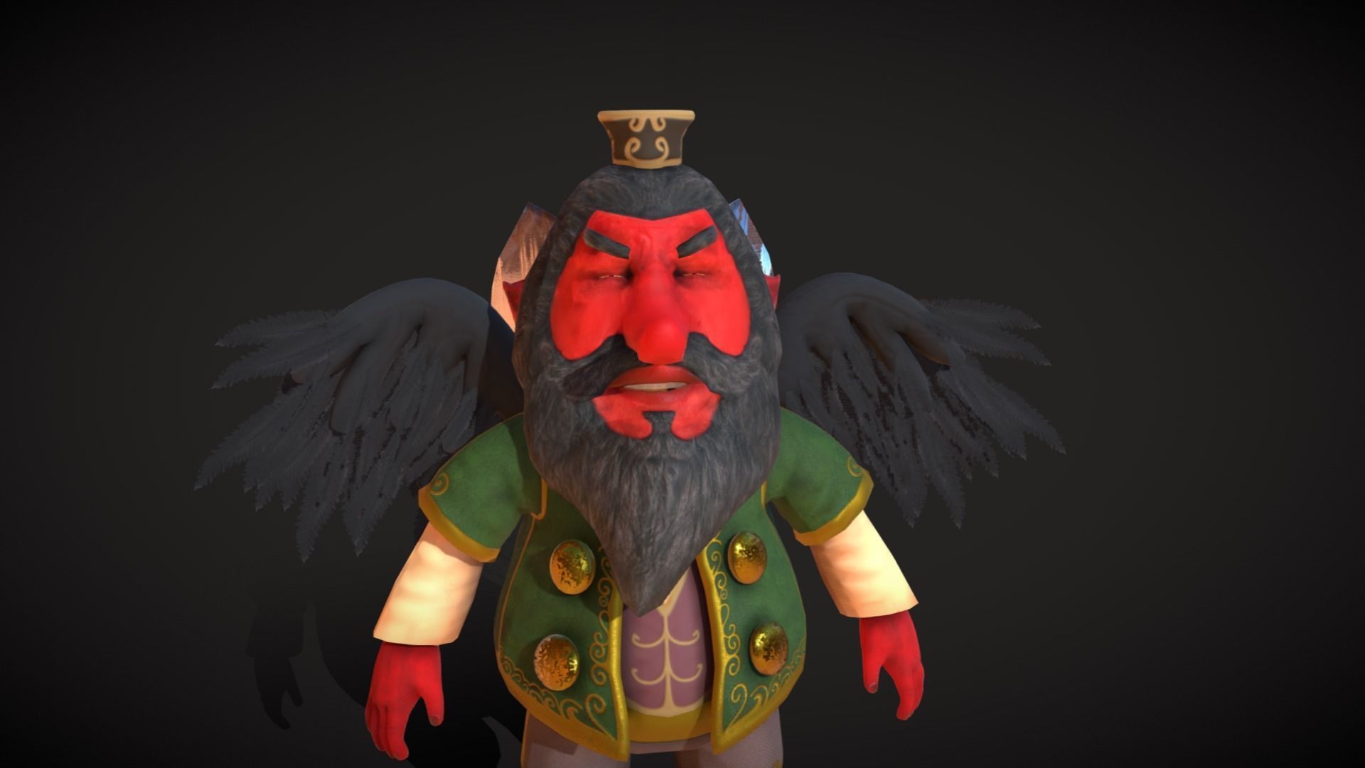 3D model Konoha Tengu VR / AR / low-poly | CGTrader