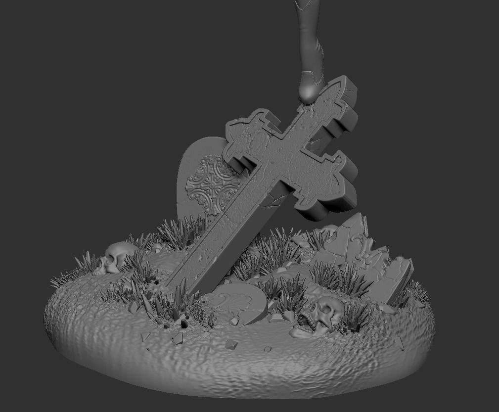 Morrigan Aensland Statue 3D model 3D printable | CGTrader