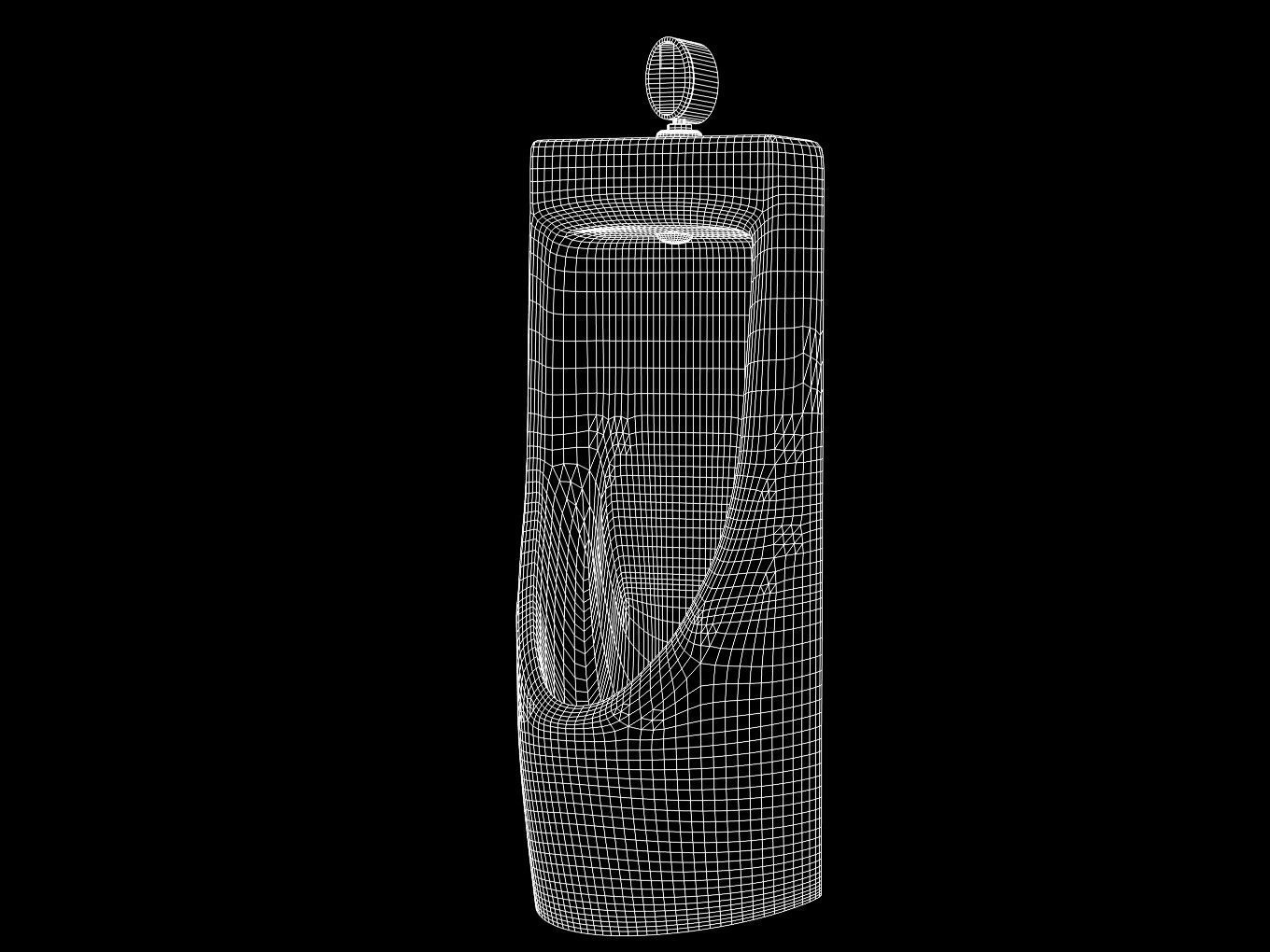 urinal public free 3D model | CGTrader