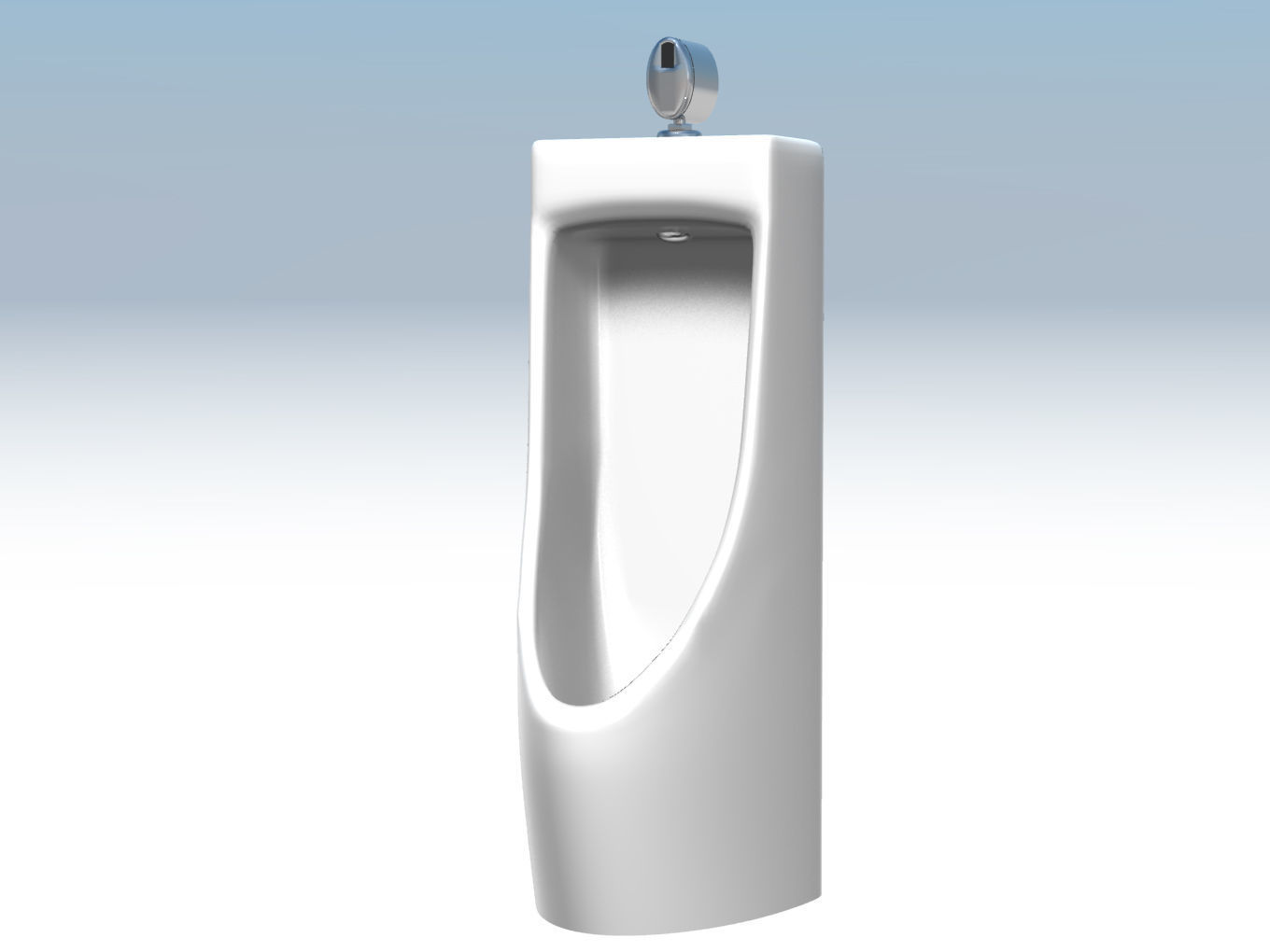 urinal public free 3D model | CGTrader