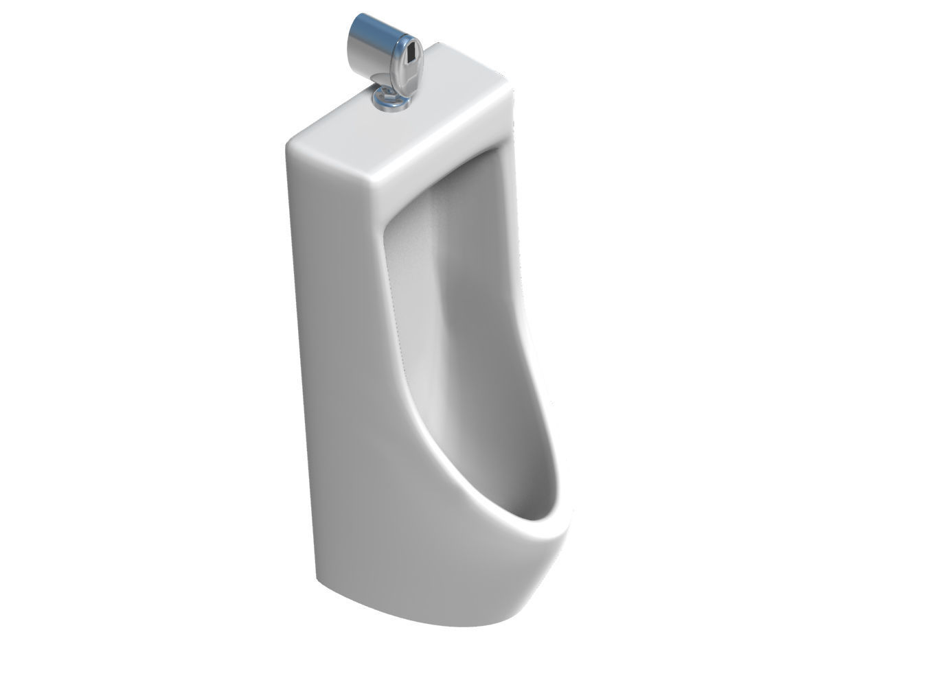 urinal public free 3D model | CGTrader