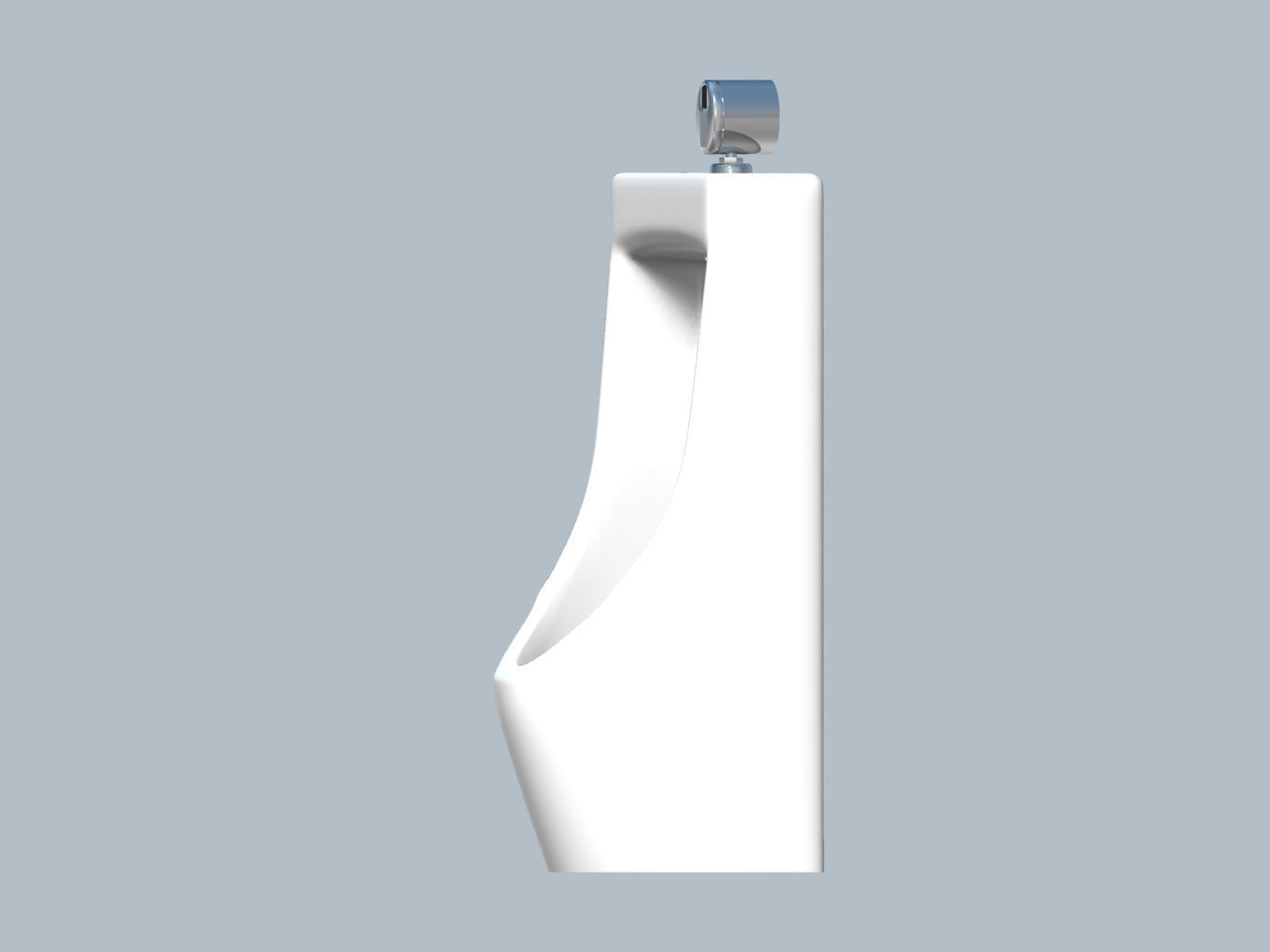 urinal public free 3D model | CGTrader