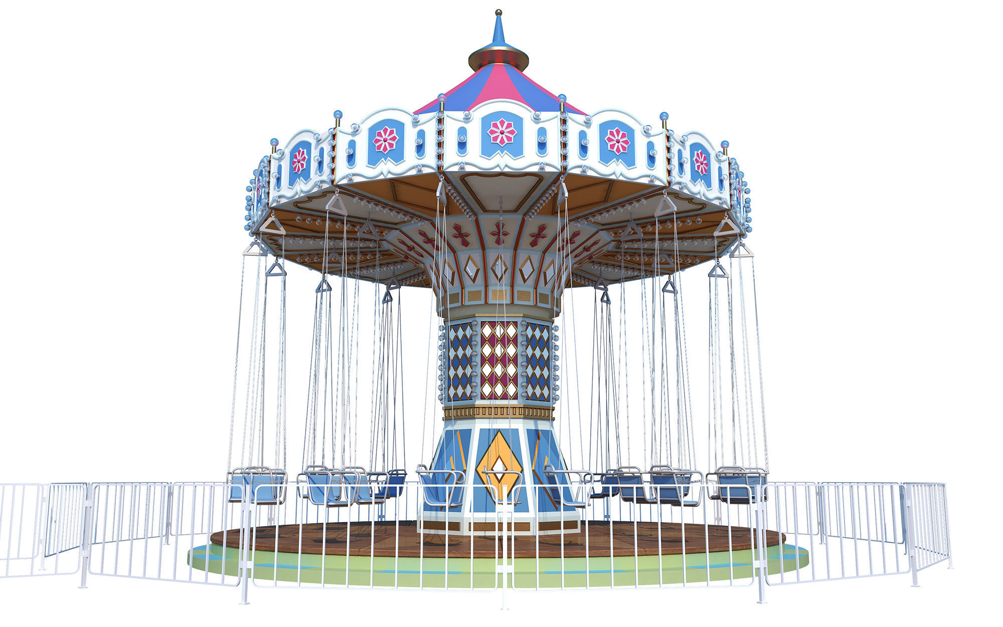 Funfair Ride 3D model | CGTrader