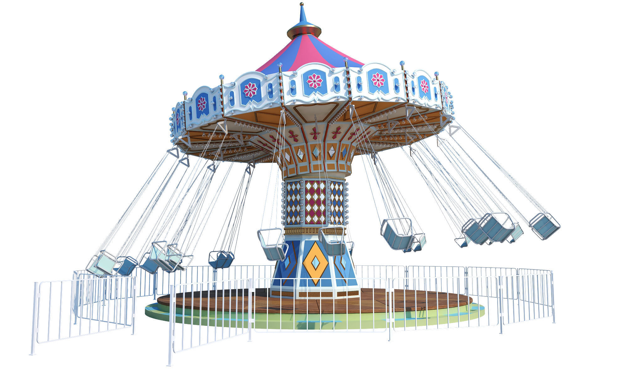 Funfair Ride 3D model | CGTrader