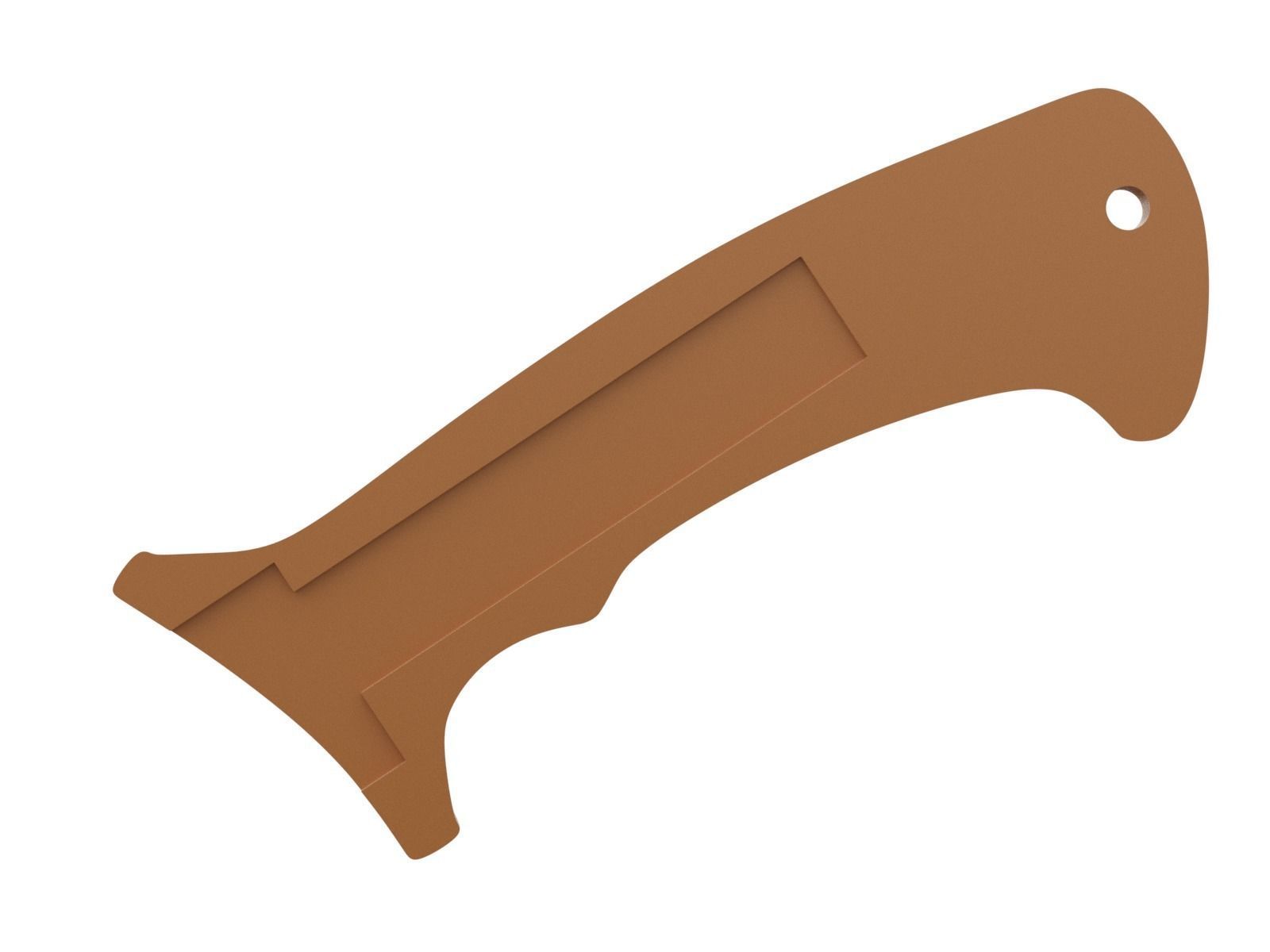 Ergonomic Knife Handle 3D model | CGTrader