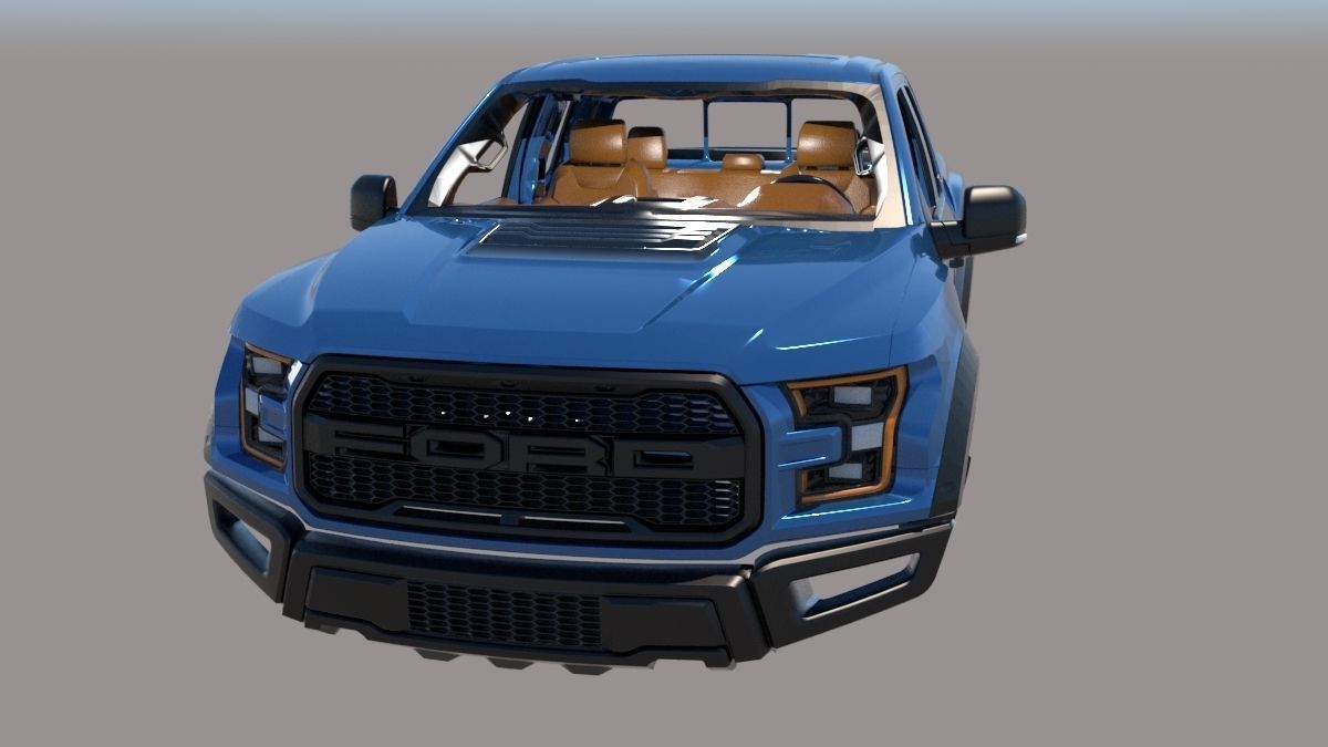 Ford F 150 Raptor Body 3D model 3D printable | CGTrader