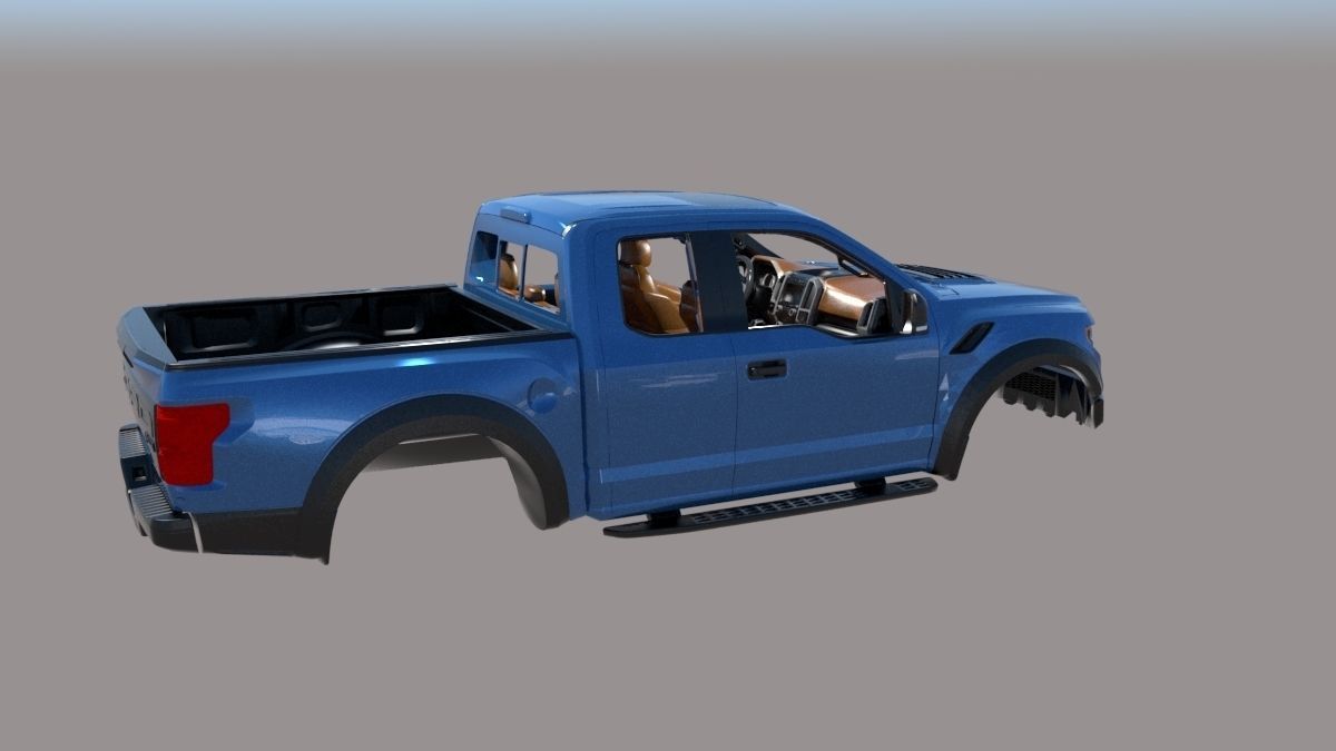 Ford F 150 Raptor Body 3D model 3D printable | CGTrader