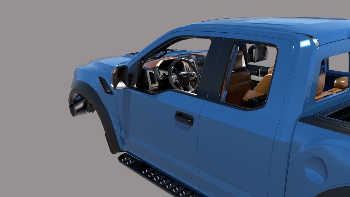 Ford F 150 Raptor Body 3D model 3D printable | CGTrader