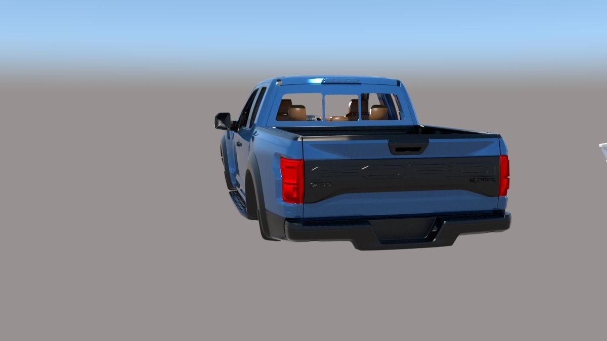 Ford F 150 Raptor Body 3D model 3D printable | CGTrader