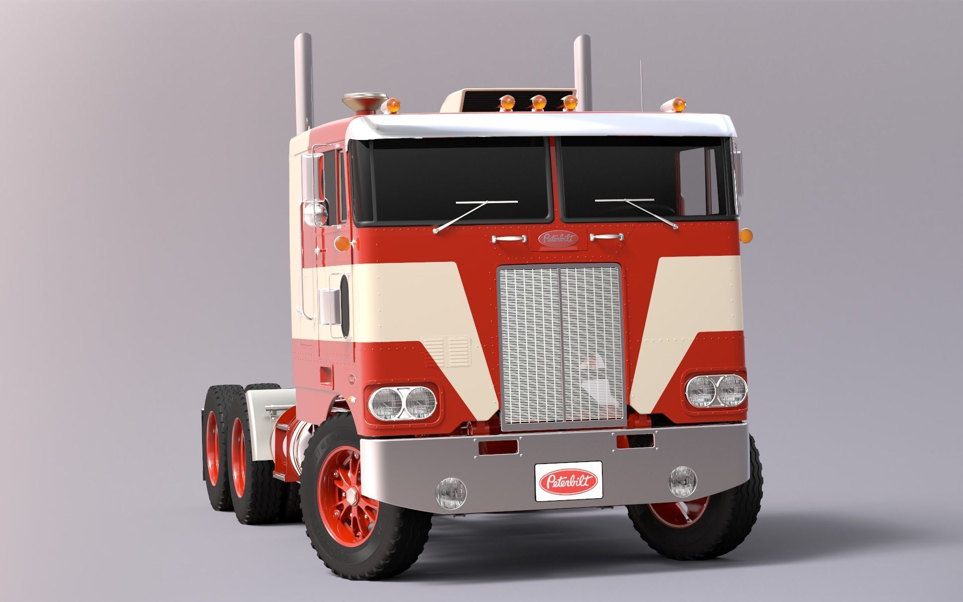 Peterbilt 352 Truck 3D model | CGTrader