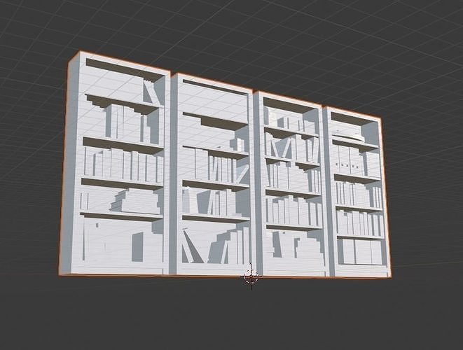 Simple shelves free 3D model | CGTrader