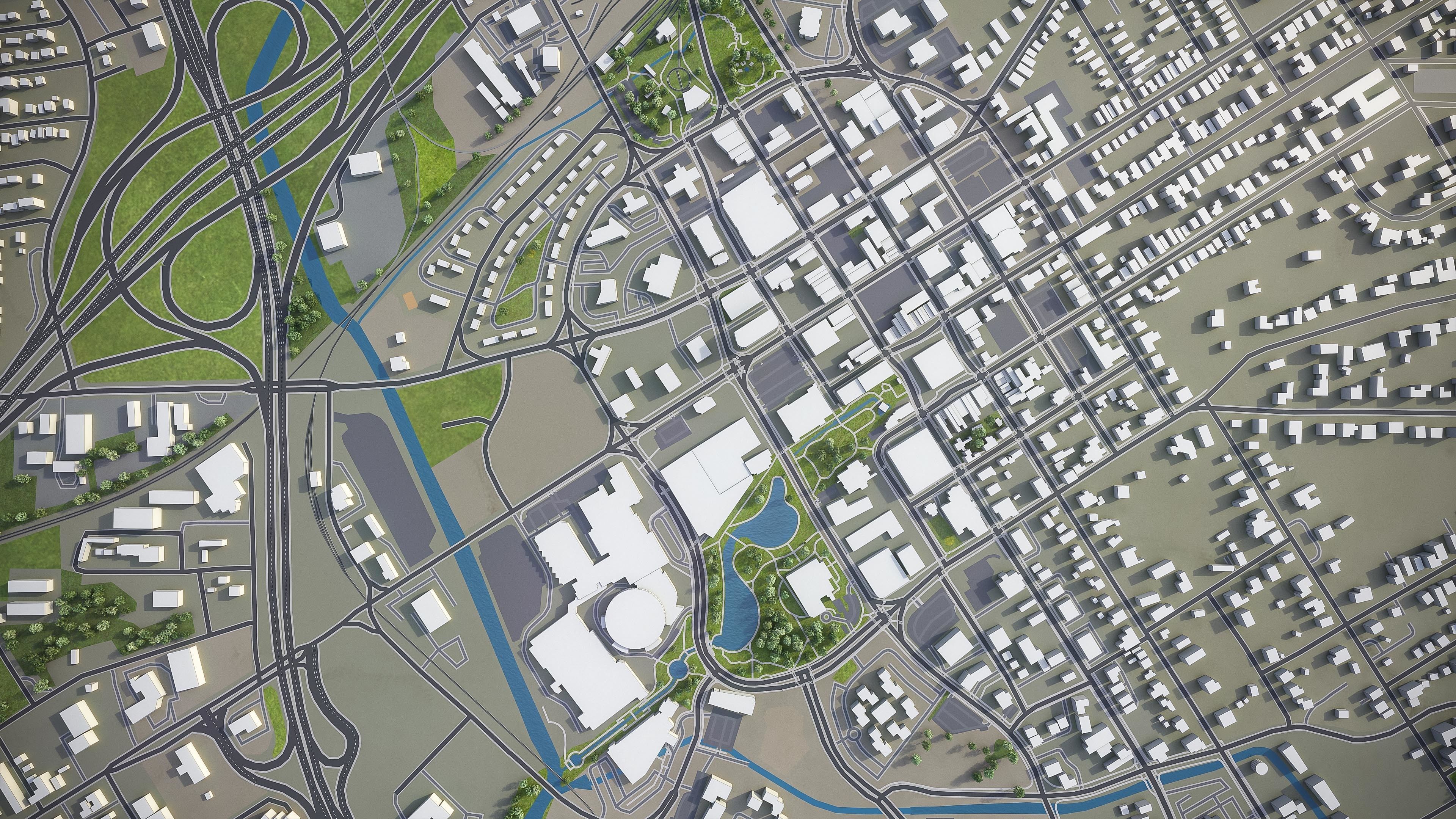 3D model Huntsville VR / AR / low-poly | CGTrader