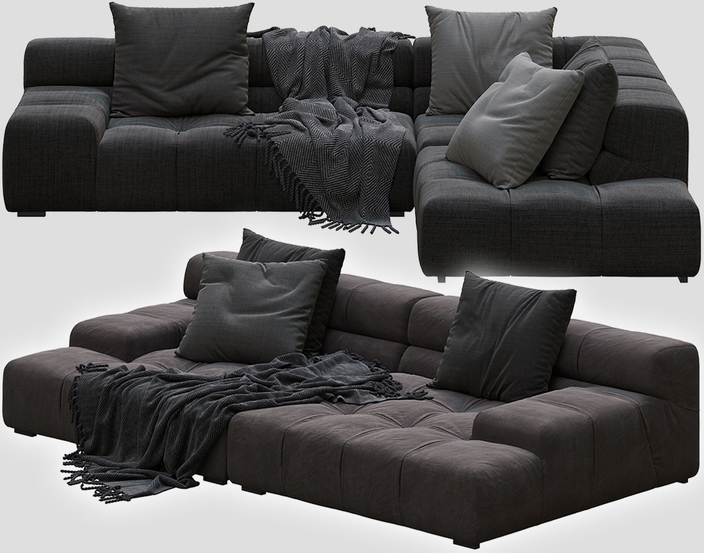 Tufty-Time Sofa 3D model | CGTrader