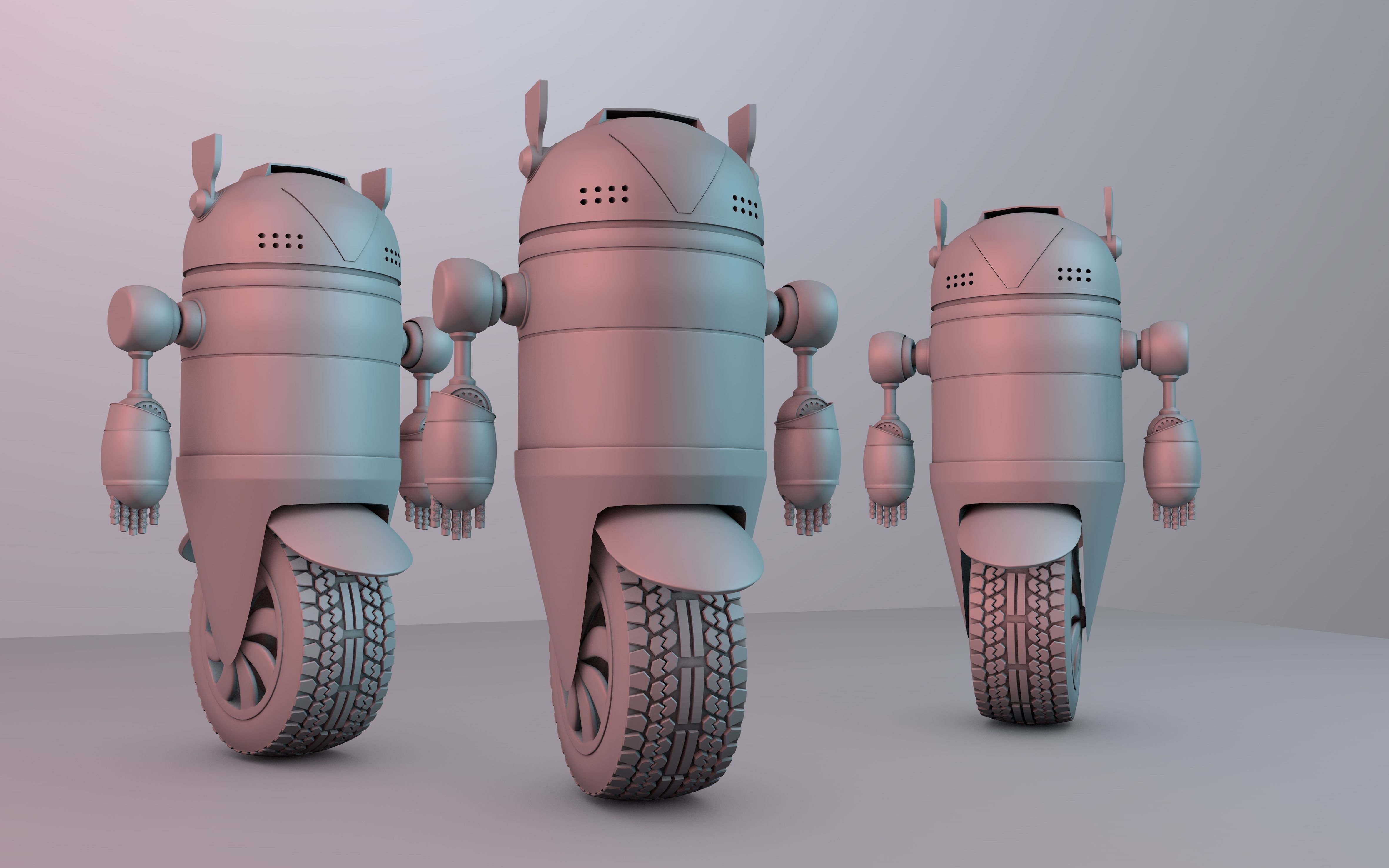 3D model control robot VR / AR / low-poly | CGTrader