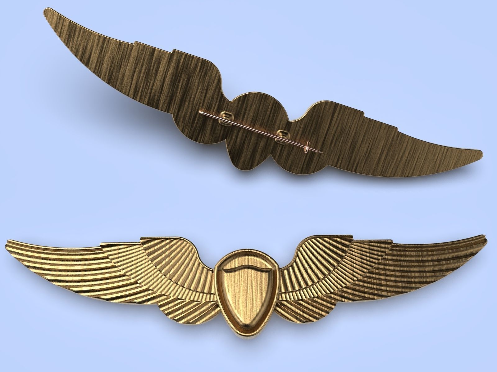 The Last of Us Part II cosplay Ellie Pilot Wings Pin 3D model 3D ...