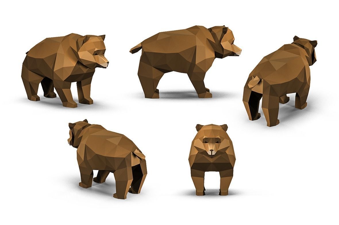 3D model Forest Animals Pack VR / AR / low-poly rigged animated | CGTrader