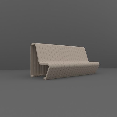 bench free 3D model | CGTrader