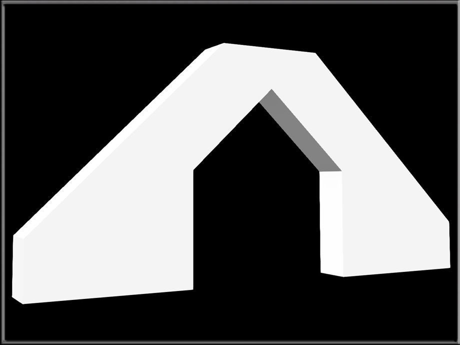 3D model Triangular shaped Arch 03 VR / AR / low-poly | CGTrader