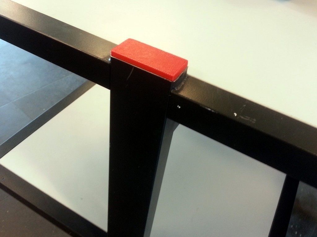 Rectangular Tube End Cap 25X50 mm Tubing Plug free 3D model 3D ...