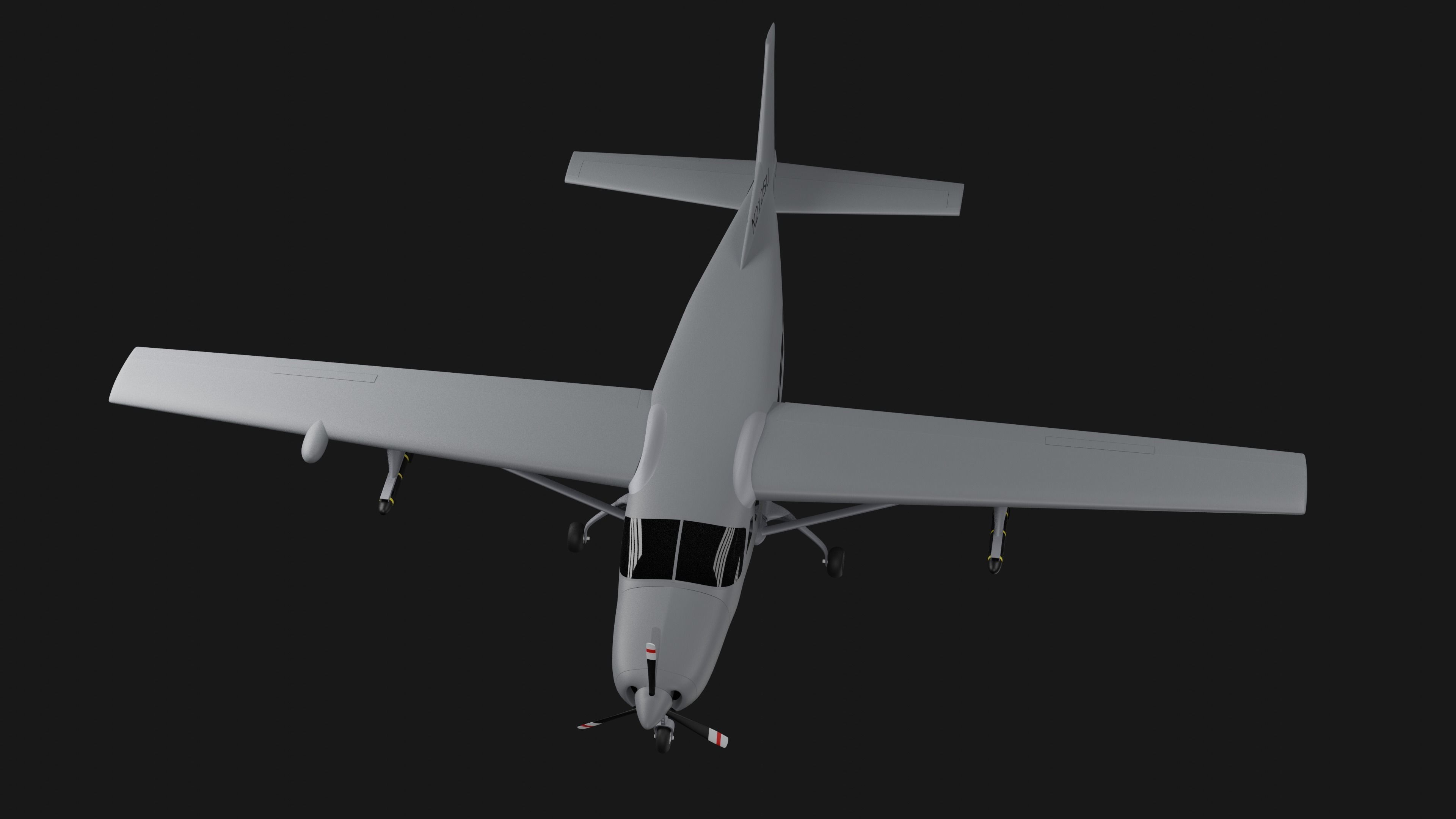 Northrop Grumman AC-208 ELIMINATOR GUNSHIP - 3D model | CGTrader