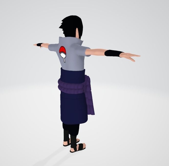 Sasuke Uchiha 3D model rigged | CGTrader