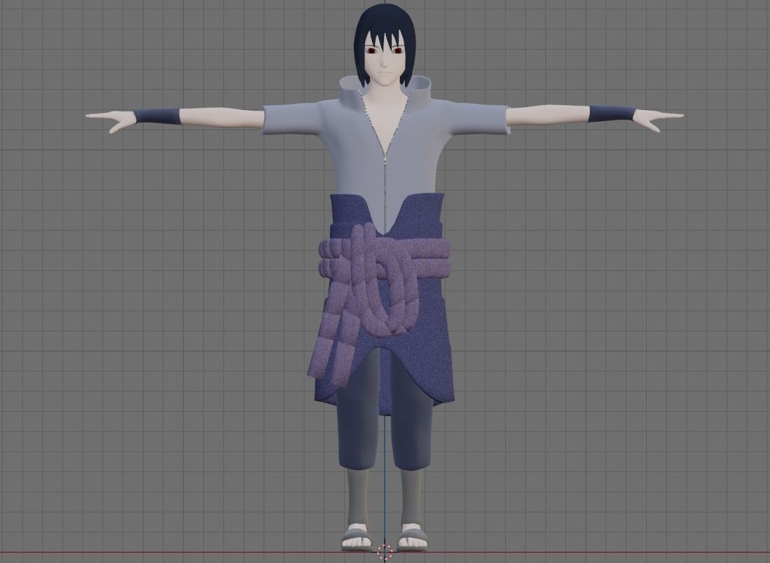 Sasuke Uchiha 3D model rigged | CGTrader