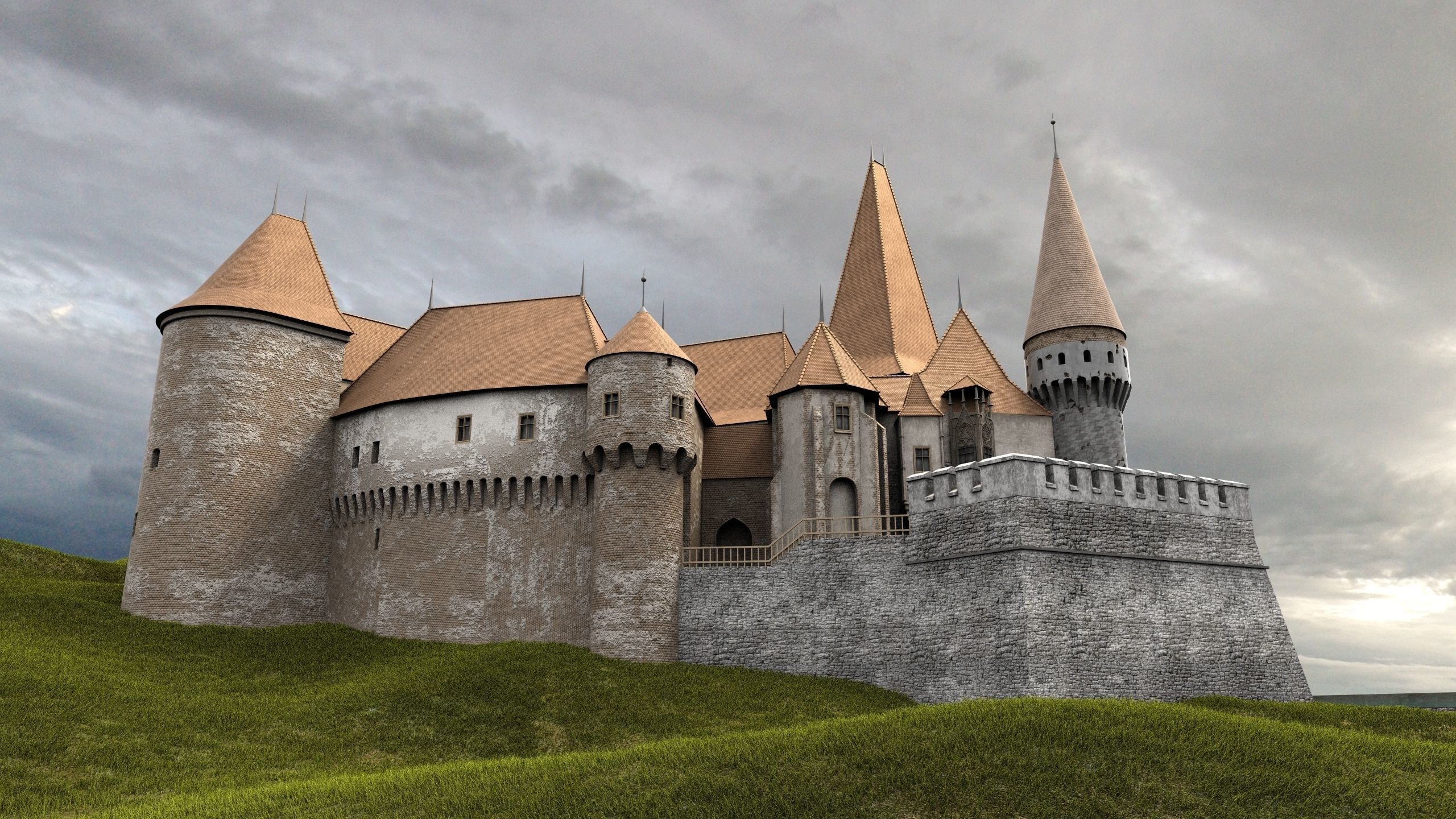 Corvin Castle 3D model | CGTrader