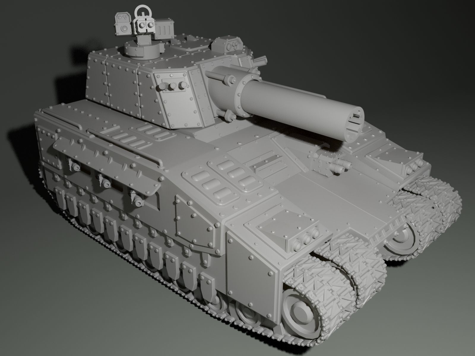 Heavy Tank 3D model 3D printable | CGTrader