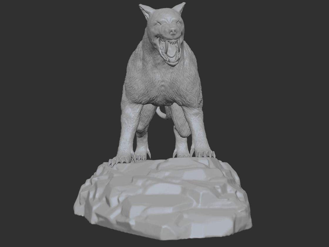 Beast Wolf 3D model 3D printable | CGTrader
