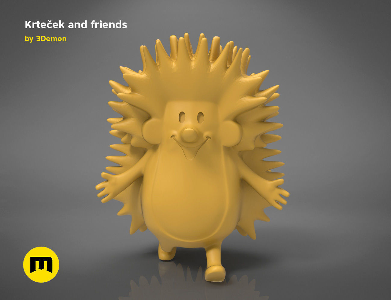 Krtek and his friends 3D model 3D printable | CGTrader