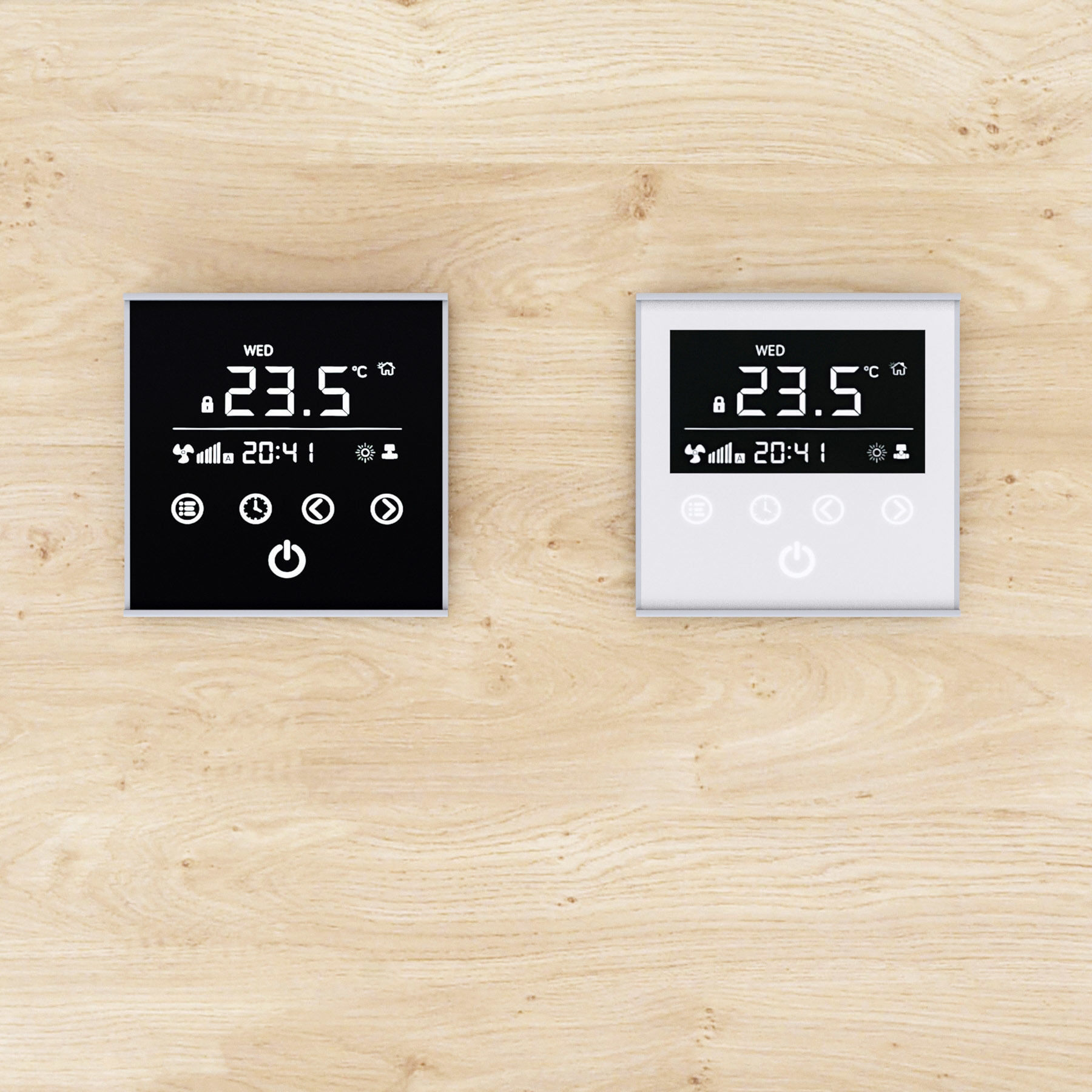 Convectors Ntherm and temperature controller Vartronic 3D model | CGTrader