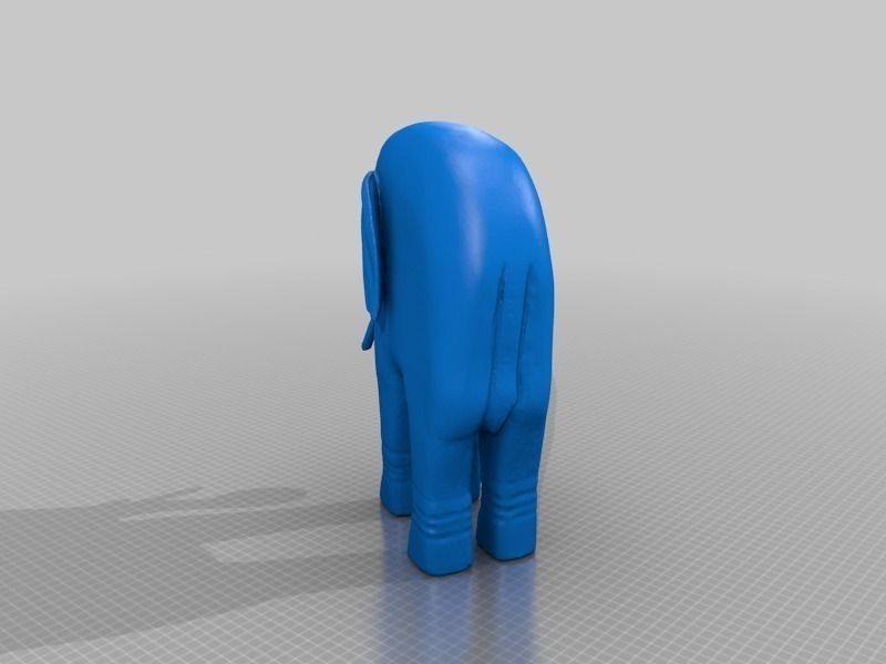 Elephant Statue 3D Scan free 3D model 3D printable | CGTrader
