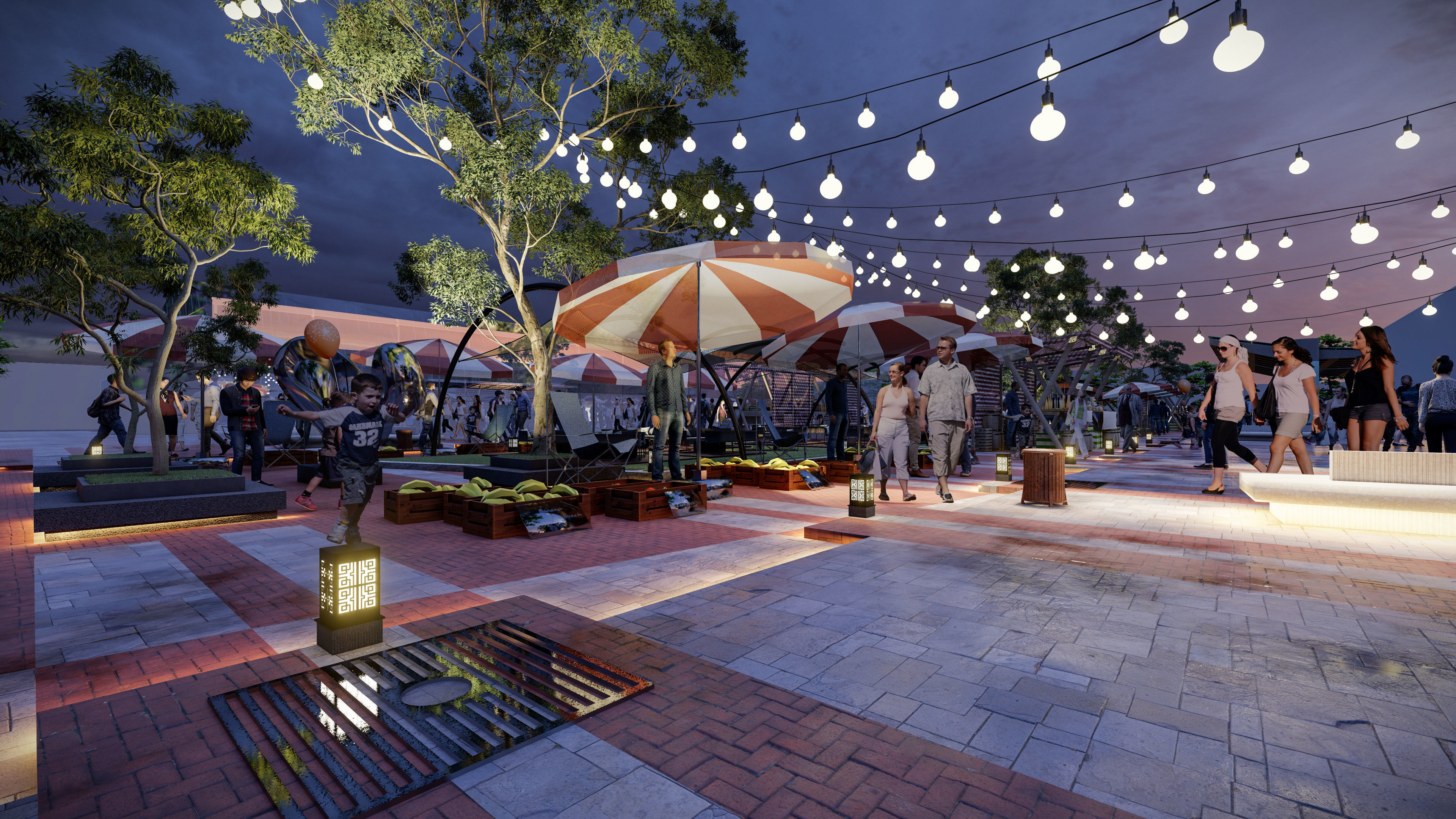Interactive space of amusement park 3D model | CGTrader