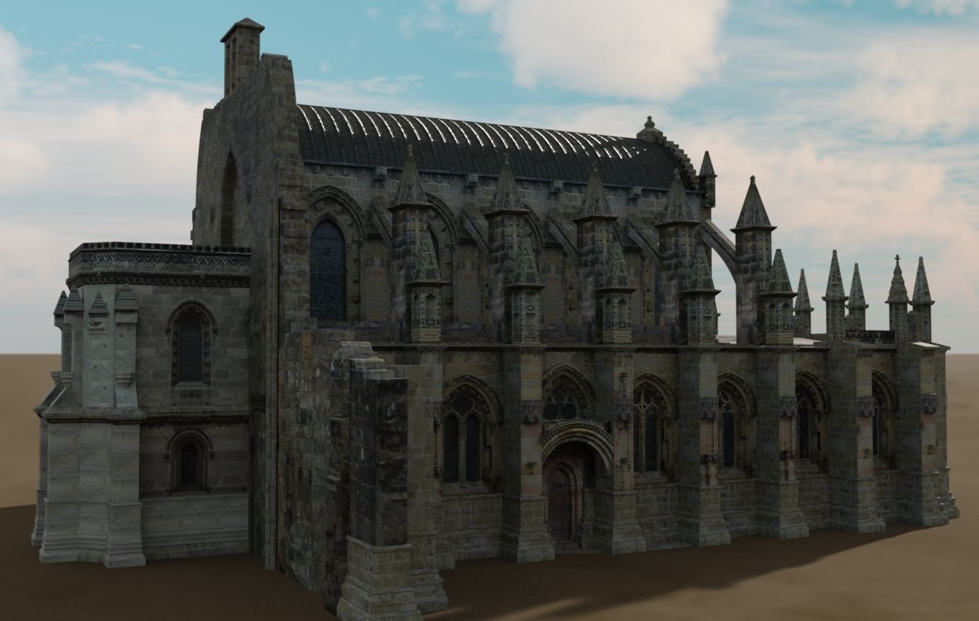 Rosslyn Chapel 3D model | CGTrader