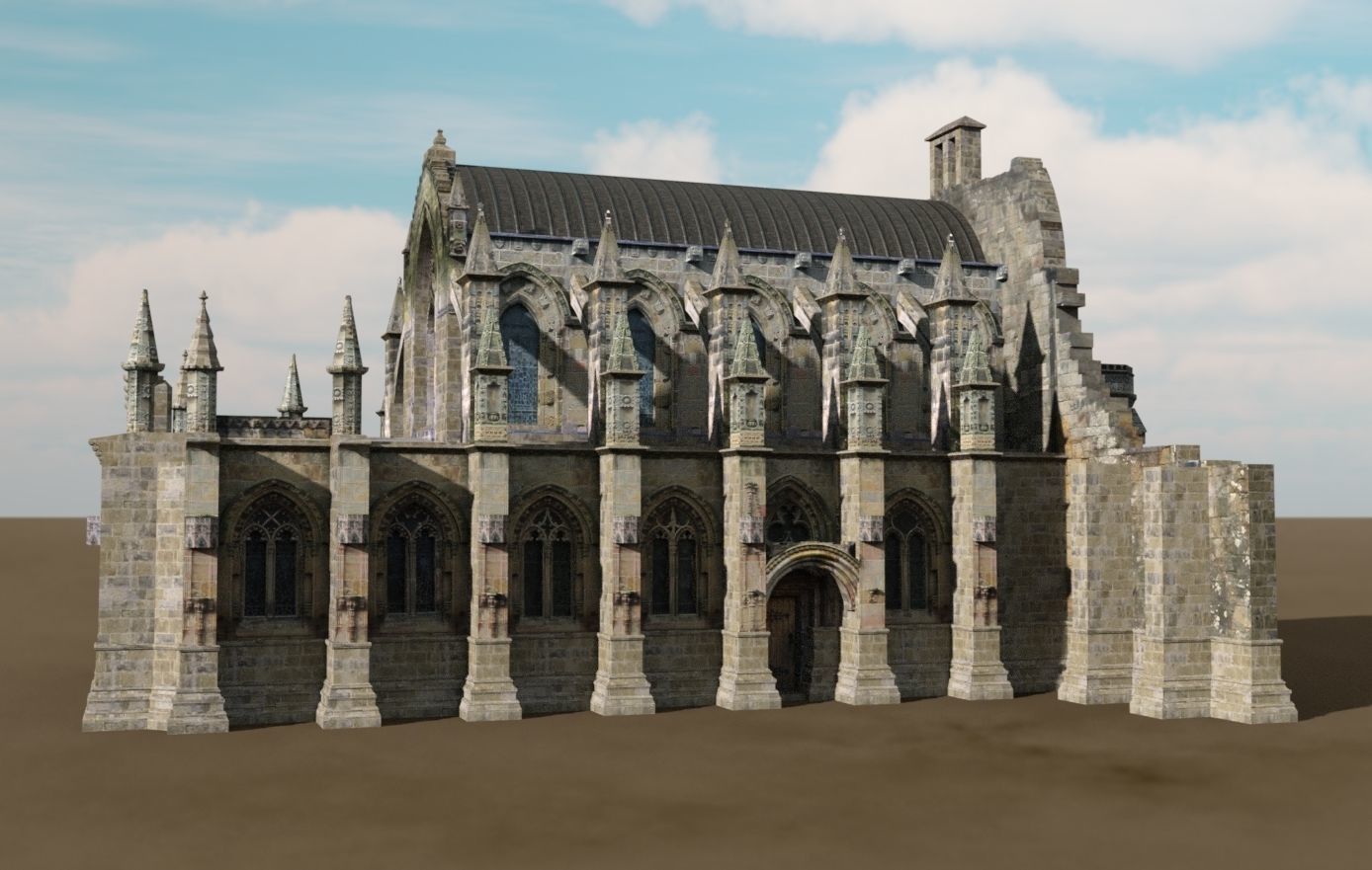 Rosslyn Chapel 3D model | CGTrader