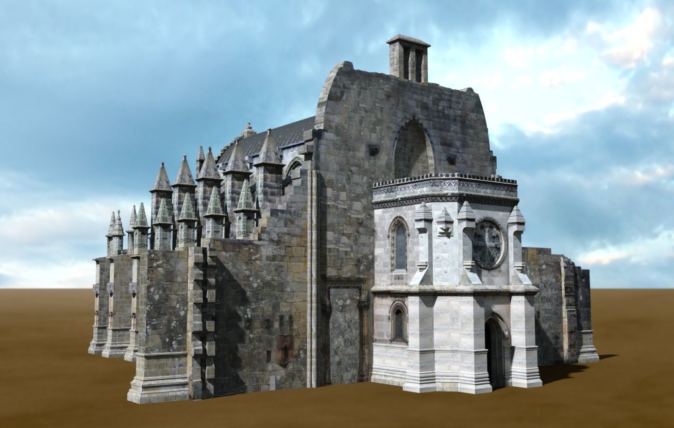 Rosslyn Chapel 3D model | CGTrader