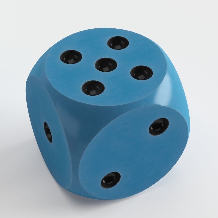 Classic Dice with different colors and shapes 3D model | CGTrader