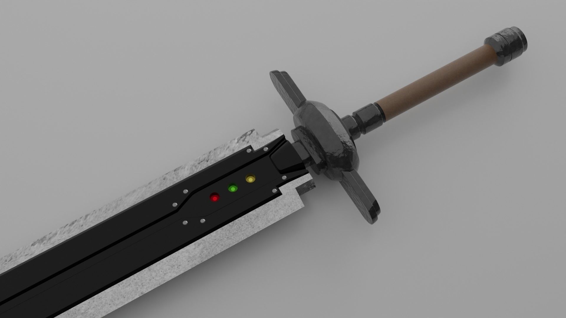 Iron Blade - Final Fantasy VII Remake 3D model | CGTrader