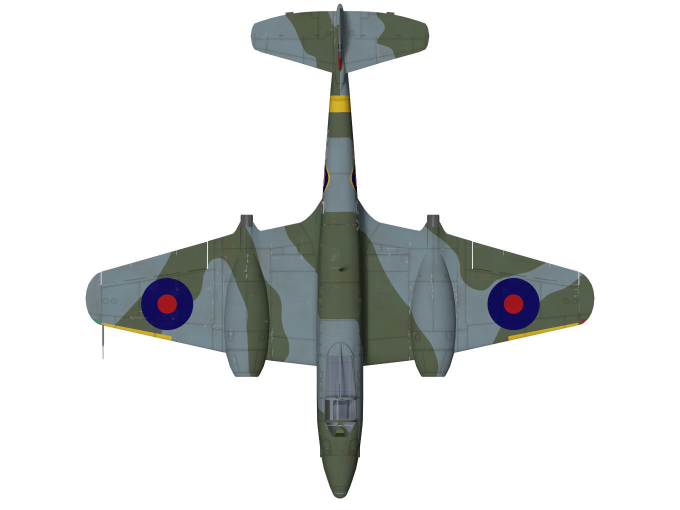 Gloster Meteor F1 3D model | CGTrader