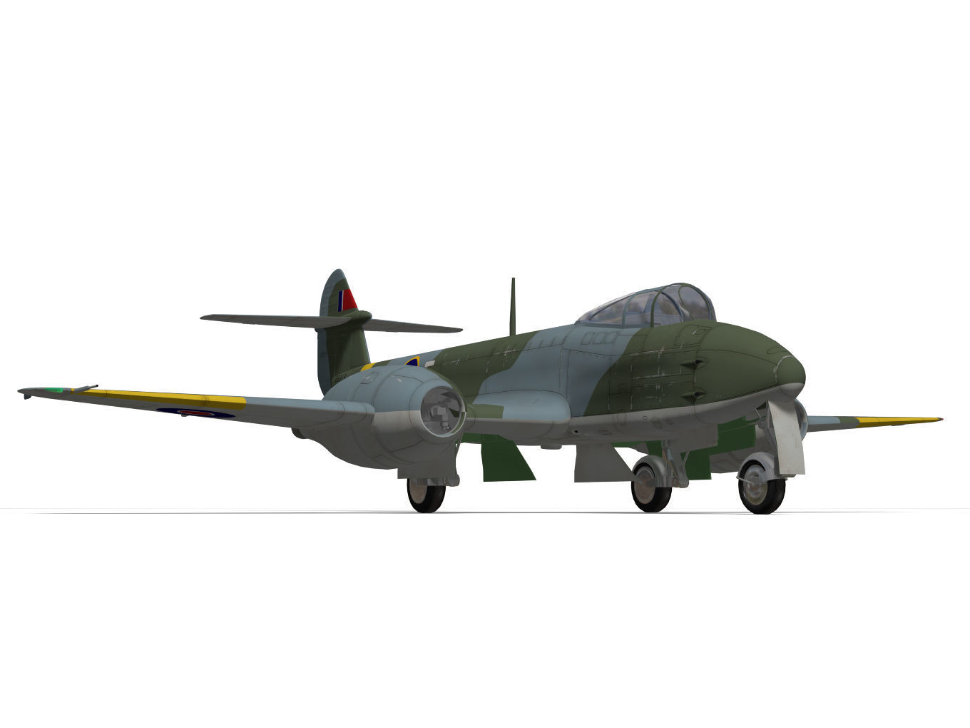 Gloster Meteor F1 3D model | CGTrader