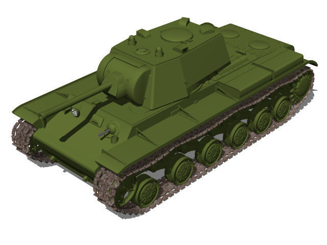 Soviet heavy tank KV-1 3D model | CGTrader