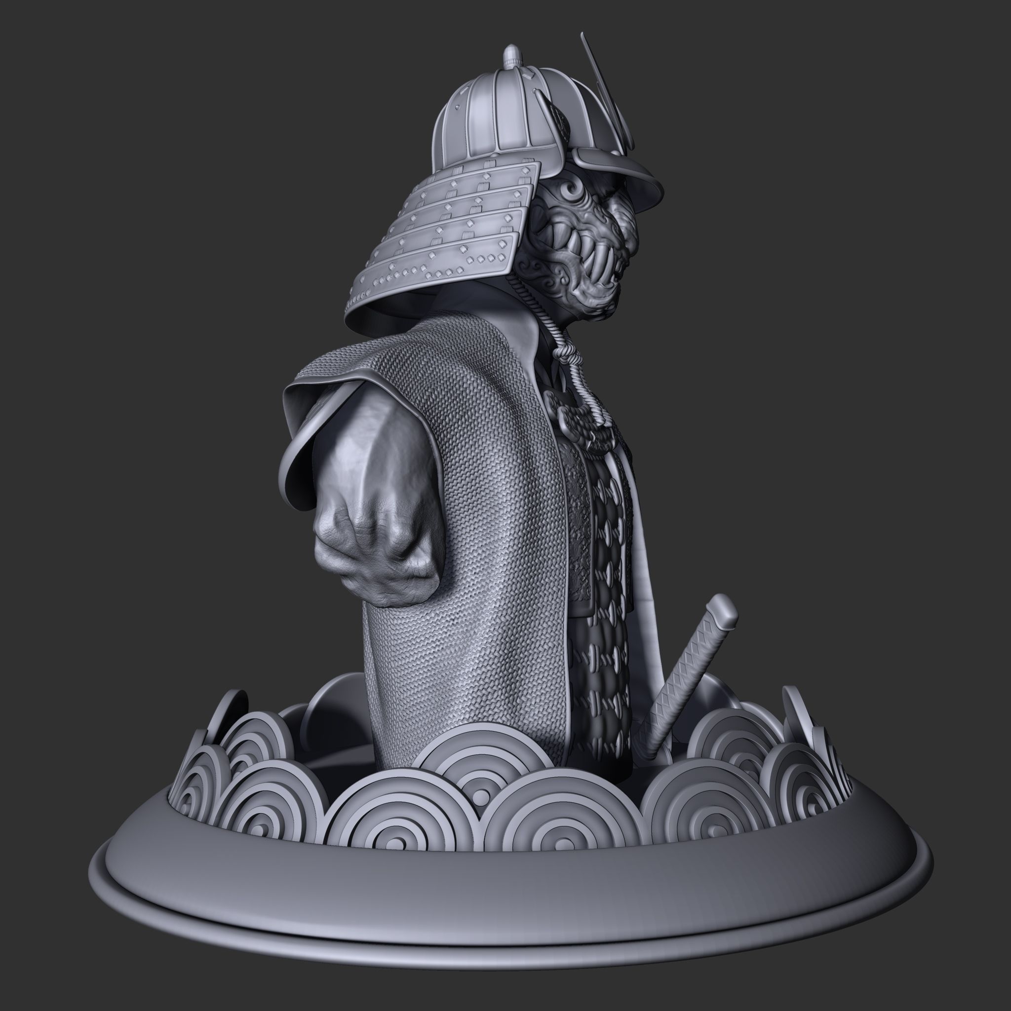 Samurai Tora 3D model 3D printable | CGTrader