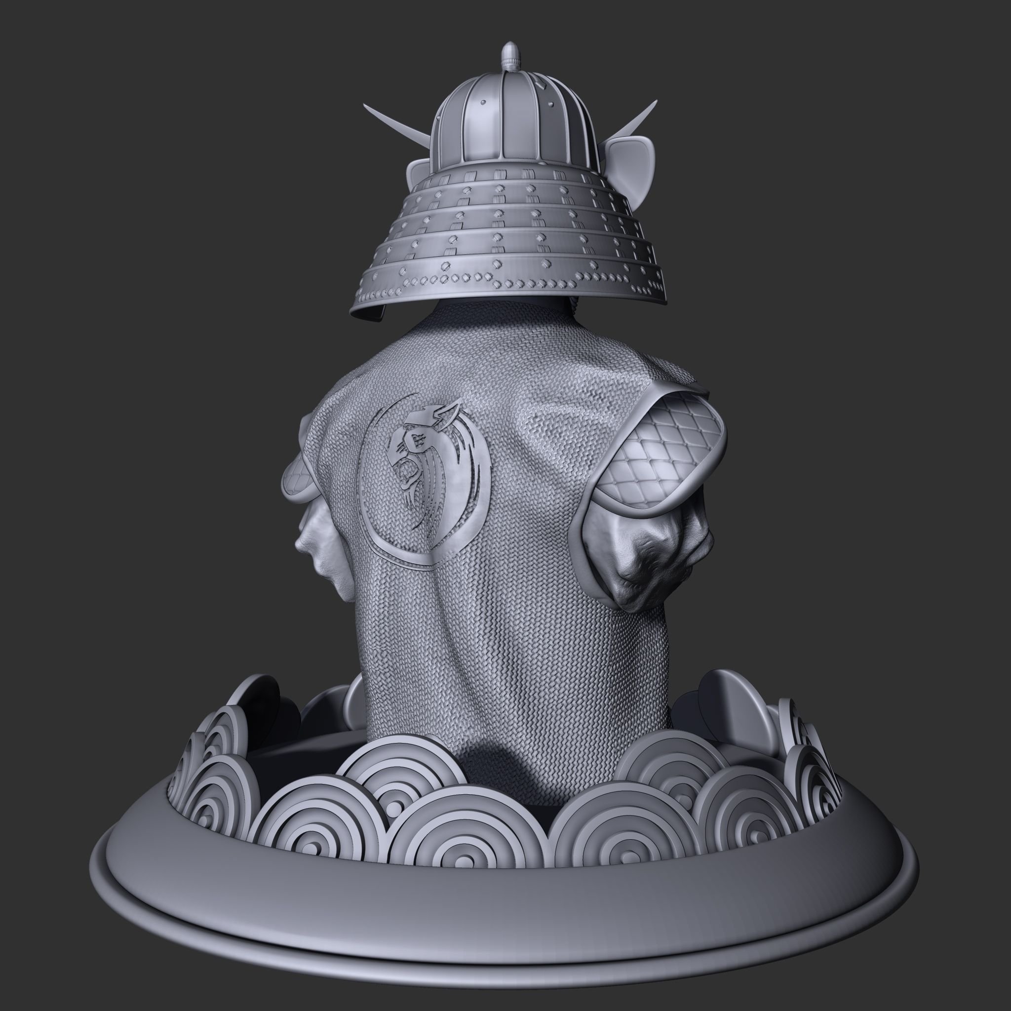 Samurai Tora 3D model 3D printable | CGTrader