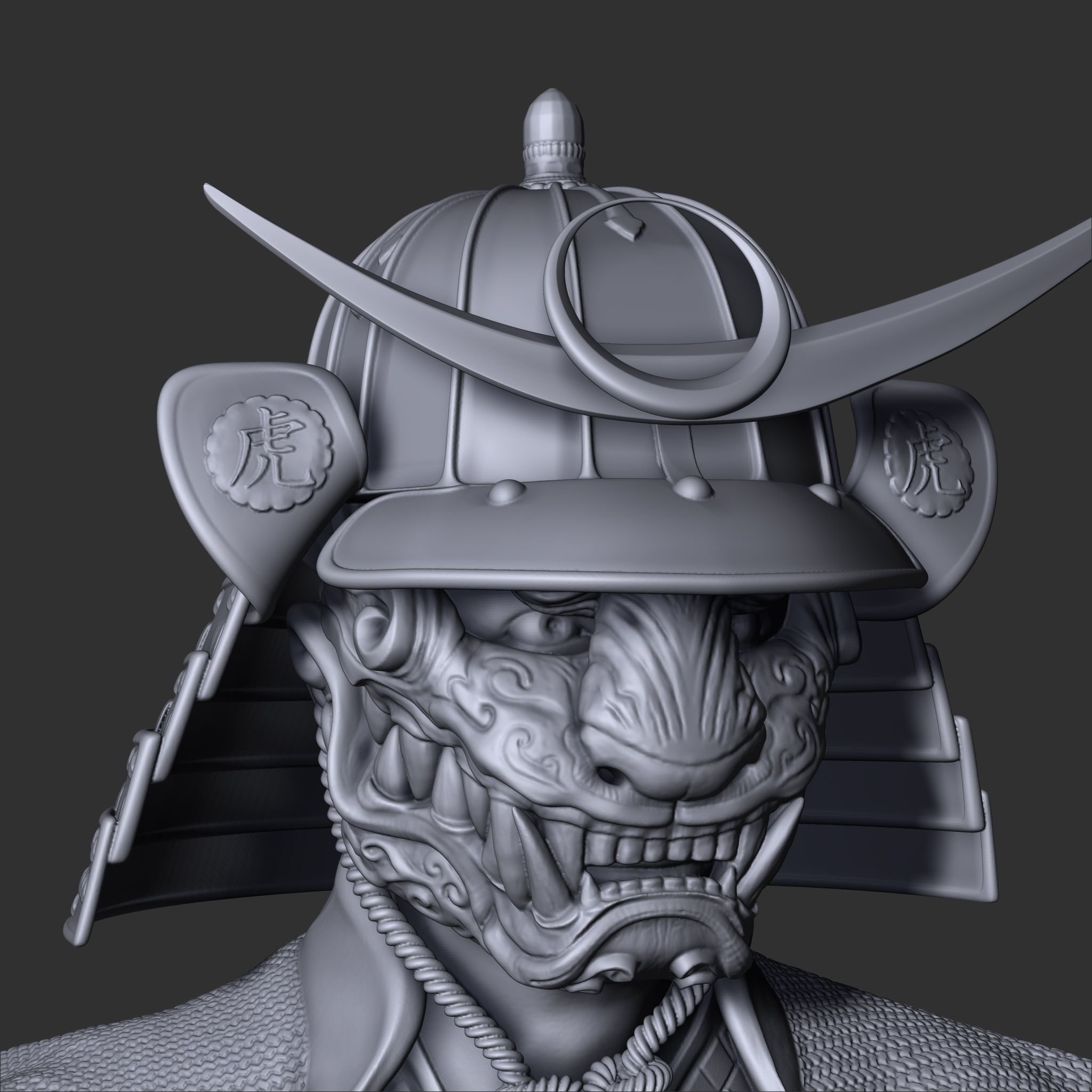 Samurai Tora 3D model 3D printable | CGTrader