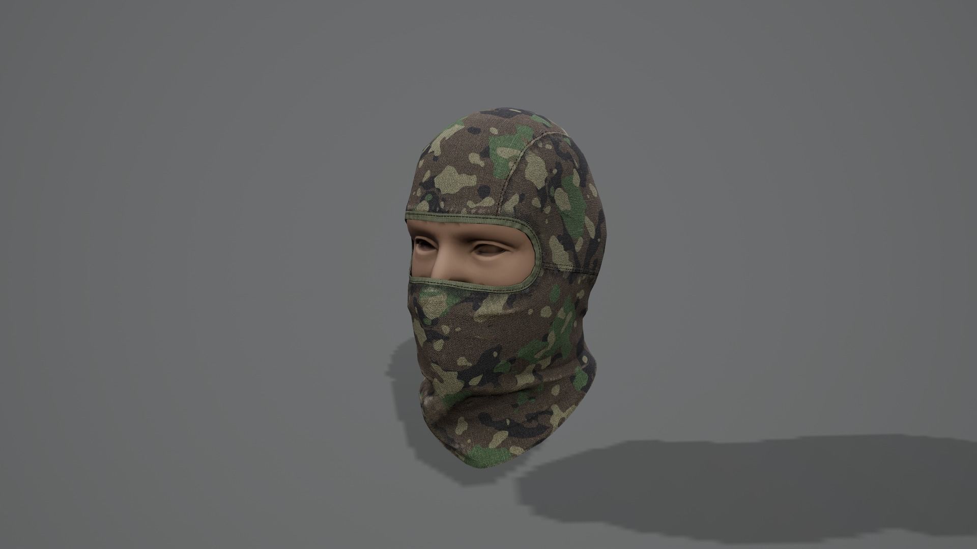 3D model Balaclava camouflage mask VR / AR / low-poly rigged | CGTrader