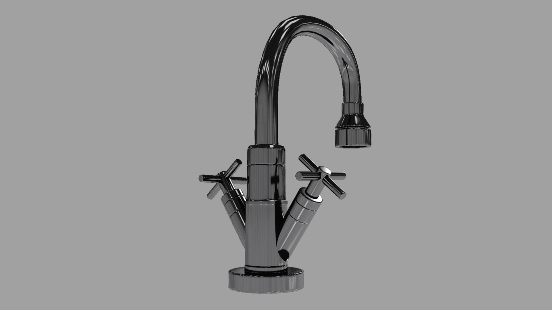 3D Tap chrome kitchen faucet 3D model | CGTrader