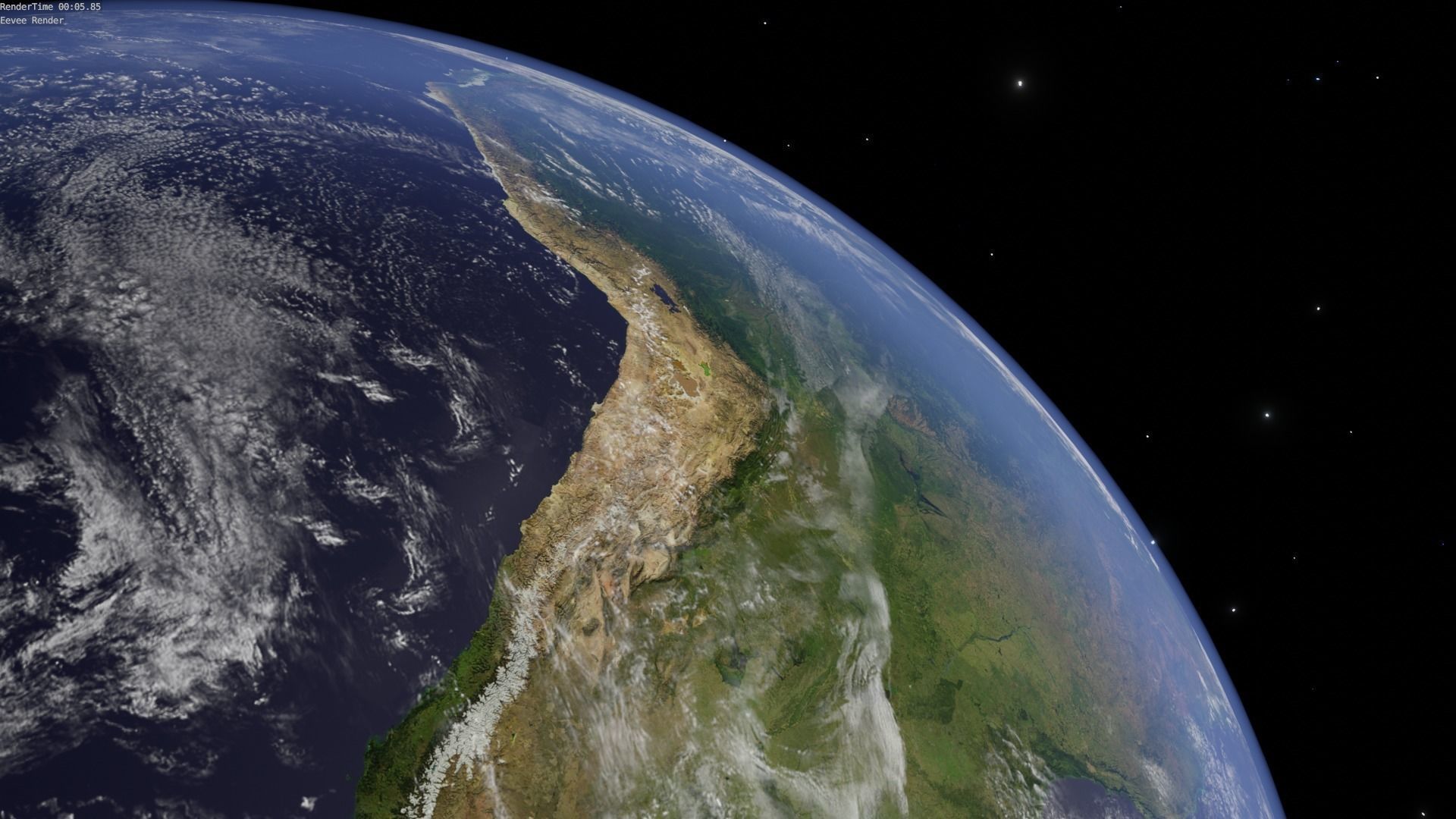 Realistic Earth optimized for real-time-rendering 3D model | CGTrader
