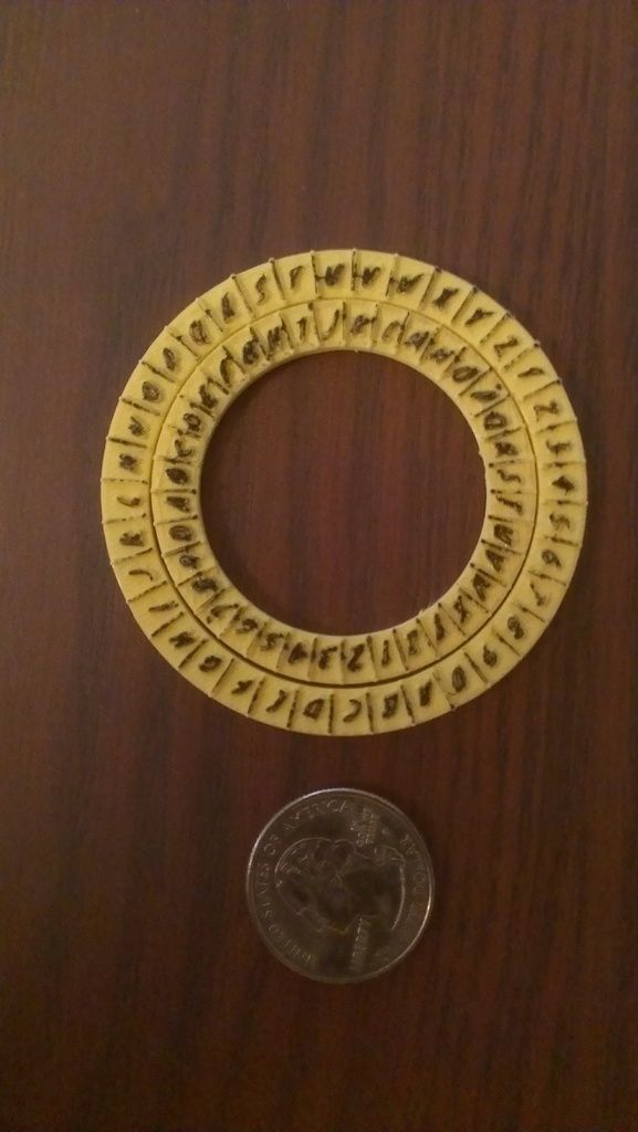 Code Wheel free 3D model 3D printable | CGTrader